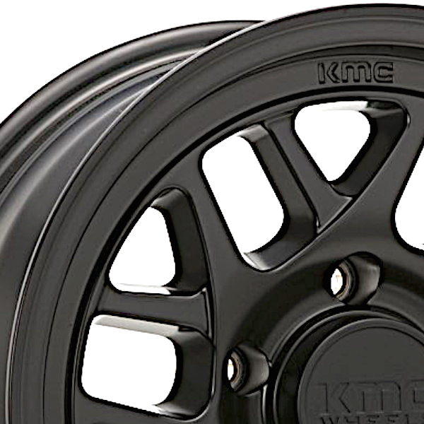 KMC KM717 バリーOL サテンブラック - | ランクル・プラド・ハイラックス・SUV・VANのアルミホイール