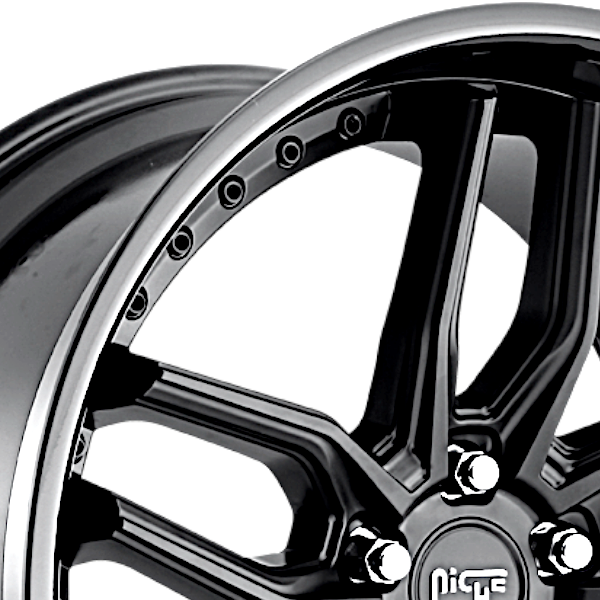ニーチェ メトス M194 マットブラック/グロスブラックリップ - | ランクル・プラド・ハイラックス・SUV・VANのアルミホイール