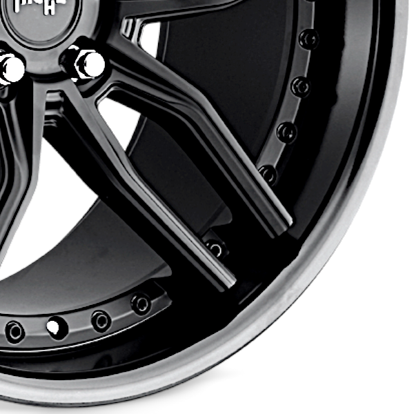 ニーチェ メトス M194 マットブラック/グロスブラックリップ - | ランクル・プラド・ハイラックス・SUV・VANのアルミホイール