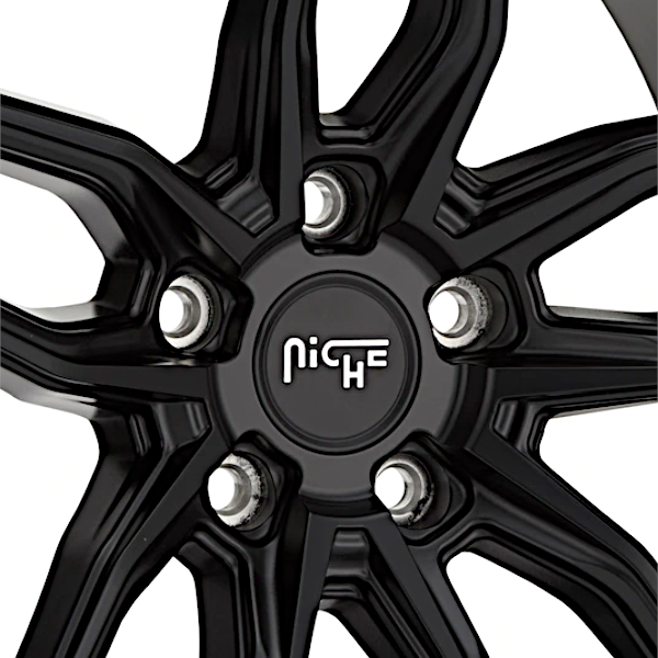 ニーチェ メトス M194 マットブラック/グロスブラックリップ - | ランクル・プラド・ハイラックス・SUV・VANのアルミホイール